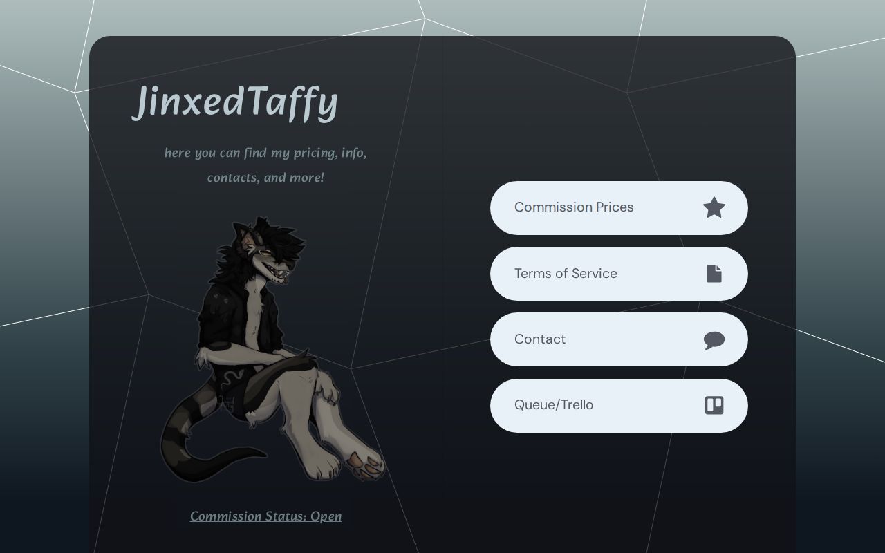 home page [jinxedtaffy.carrd.co]